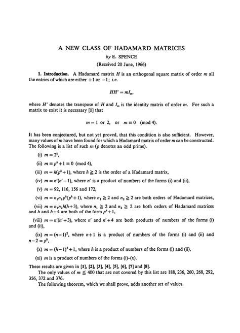 Pdf A New Class Of Hadamard Matrices