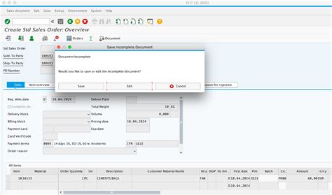 How To Create A Sales Order In Sap