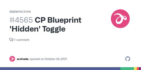 cp blueprint hidden toggle · issue 4565 · statamic cms · github
