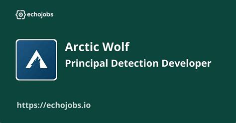 Arctic Wolf Is Hiring Principal Detection Developer Remote Us Canada Go Powershell Unity R