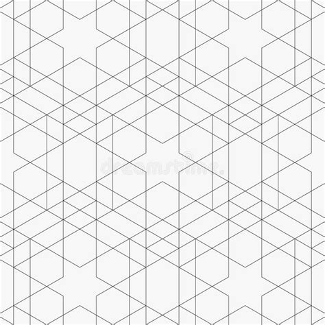 Linear Vector Pattern Repeating Thin Line With Rectangular And Stare Shape Pattern Is Clean