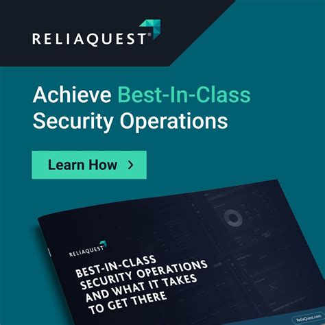 Reliaquest On Linkedin Best In Class Security Operations Ebook