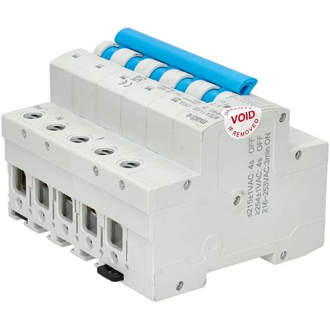 Matt E MTE A 5P 63A 5 Pole MCB With Built In PEN Fault Protection Replenishh
