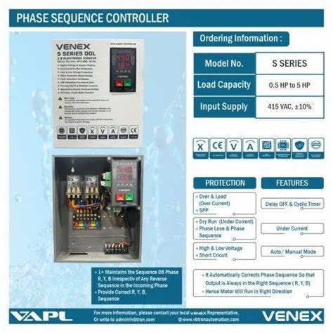 Sequence Controller S Series Phase Sequence Controller Manufacturer
