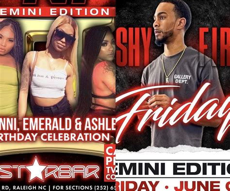 Fnfflashy First Friday Star Bar Raleigh June 3 To June 4