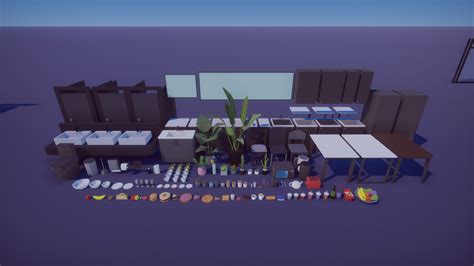 Artstation Low Poly Office Interiors Asset For Unity 3d Map And