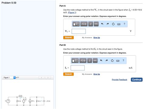 Solved Part A Use The Node Voltage Method To Find Vo In The
