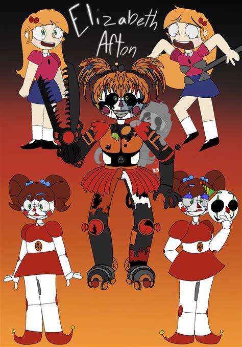 Elizabeth Afton Re Draw By 0exoticfreak0 On Deviantart