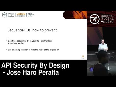 Free Video Api Security By Design From Owasp Foundation Class Central