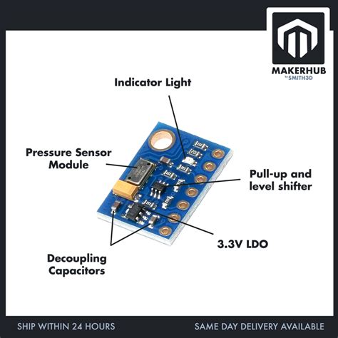 Gy 63 Air Pressure Sensor Borameter Ms5611 High Precision Atmospheric Height Sensor For Arduino