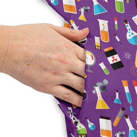 Lab Beakers Purple Science Dress Geek Tropical