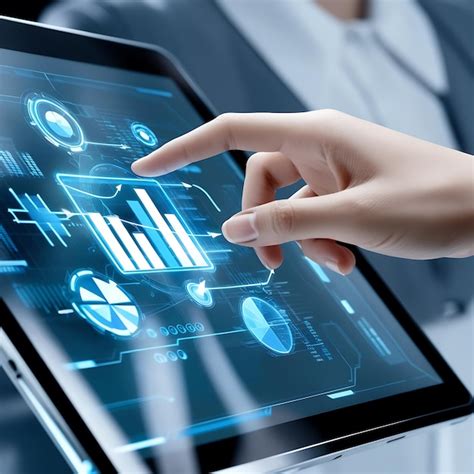 Futurism Perspective Of Digital Technology Nomads Lifestyle Premium