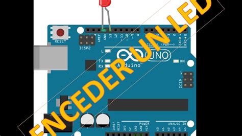 como prender un led en arduino youtube