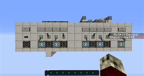 Bit Binary Multiplikator Minecraft Map