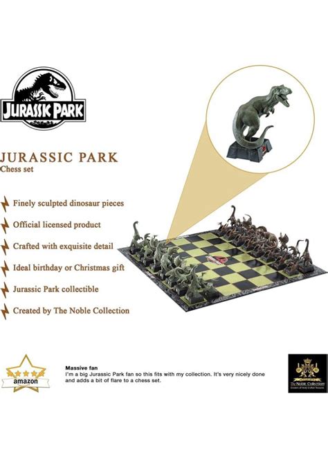 Jurassic Park Chess Set Hobbies And Toys Toys And Games On Carousell