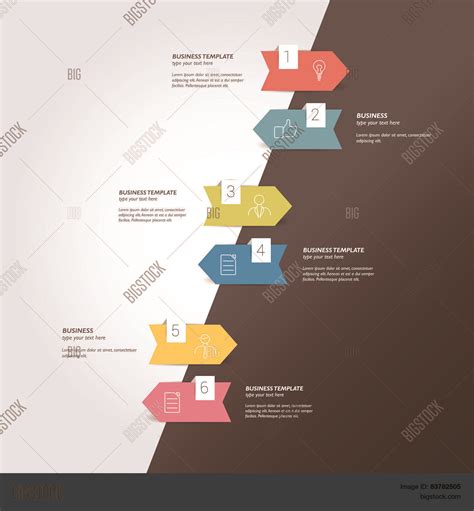 Timeline Step By Vector Photo Free Trial Bigstock