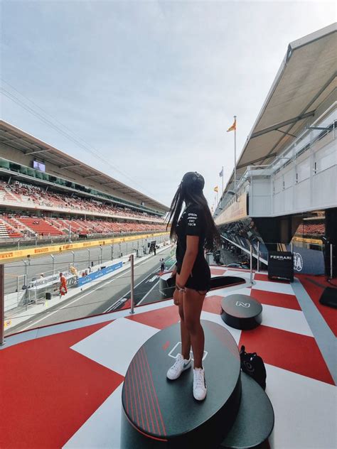 F1 Podium View Mercedes Girl Racing Girl Race Day Outfits