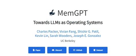 MemGPT Unleashing The Full Potential Of Large Language Models