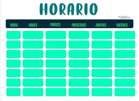 Horario Verde Udocz