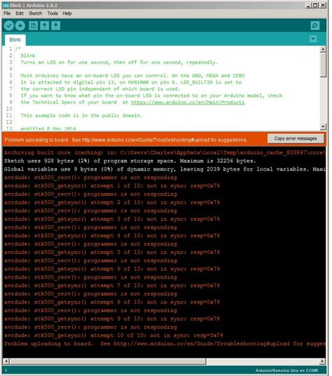 Запись загрузчика Arduino Uno Вместе мастерим