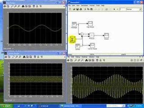 Matlab Examples Amplitude Modulation Shorter Version YouTube