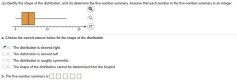 Solved A Identify The Shape Of The Distribution And B Determine