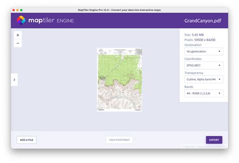geospatial pdf guides map tilling hosting data processing maptiler