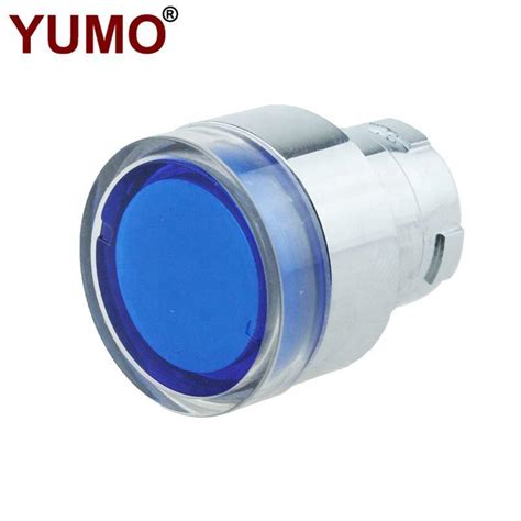 Push Button Blue Lamp Button Switch Accessories With Higher Transparent Protecting Cover