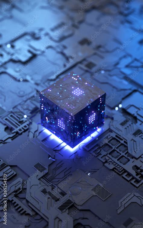 central computer processors cpu concept 3d rendering conceptual image