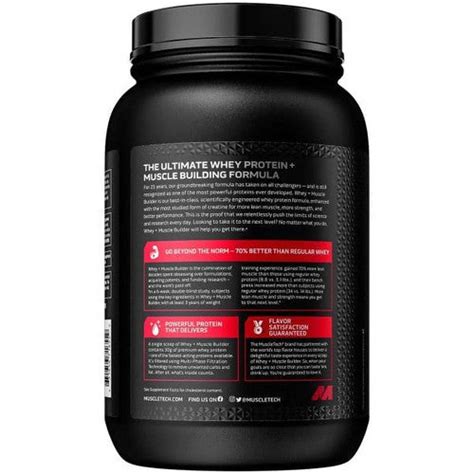 Muscletech 100 Whey Protein Muscle Builder Gibbs Direct