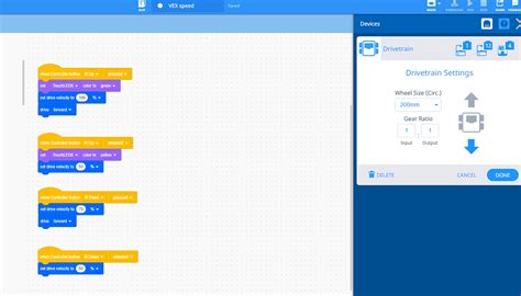 Increasing Velocity With Controller Like A Turbo Button Vex Iq General Discussion Vex Forum