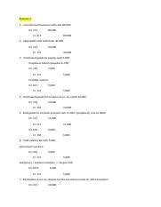 Btap Cir 200 Docx Exercise 1 1 Commenced Business With Cash 80 000 Dr 111 80 000 Cr 411 80