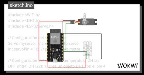 Servo Y Dht22 Wokwi Esp32 Stm32 Arduino Simulator