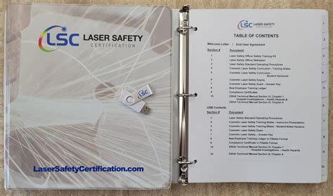 Laser Safety Training Kits Industrial Healthcare And Cosmetic