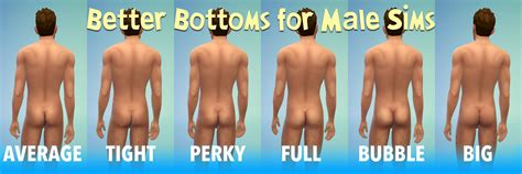 Better Bottoms For Male Sims Body Parts Loverslab