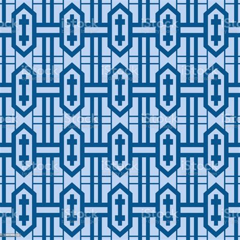 Japanese Weave Hexagon Vector Seamless Pattern Stock Illustration Download Image Now