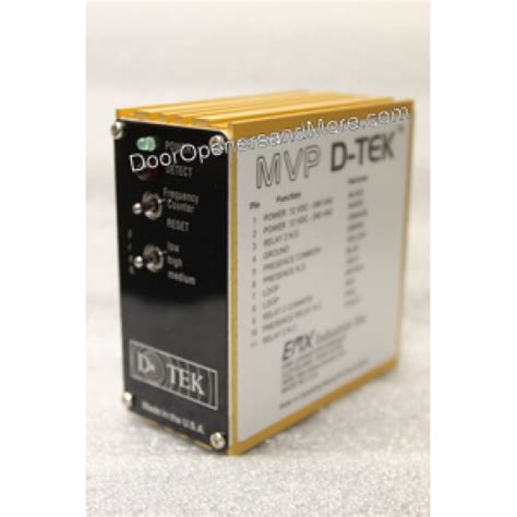 emx mvp d tek loop detector door openers and more