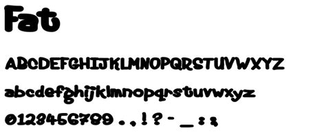 Fat Font Fancy Comic Pickafont Com