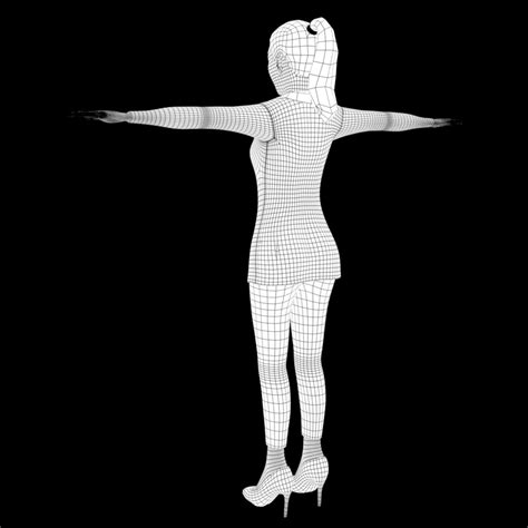 Female Lab Assisstant 3d Model Turbosquid 1575641