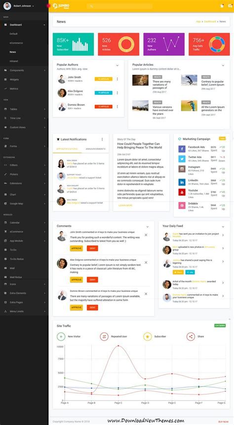 Jumbo React Admin Template With Material UI