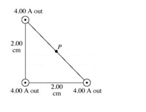 Solved Three Current Carrying Wires Are Arranged As Chegg Com
