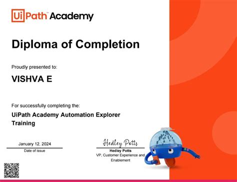 Vishva E On Linkedin Uipath Automationexplorer Careerdevelopment