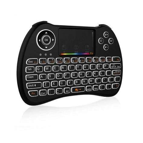 G Wireless Mini Touch Keyboard With Colorful Backlight For Raspberry Pi B B B Robo Nepal