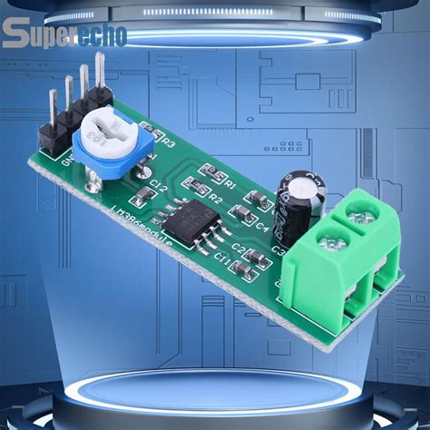 Lm386 Digital Sound Amplifier Module 5v 12v Input For Speaker Electronic Diy Kit [superecho Ph