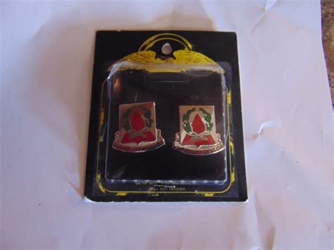 Military Insignia Crest Dui Set Of 2 41st Engineer Bn Vigor Et Valor