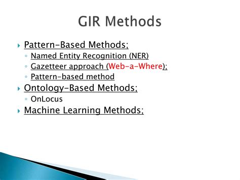 Geographic Information Retrieval Gir Ppt Free Download