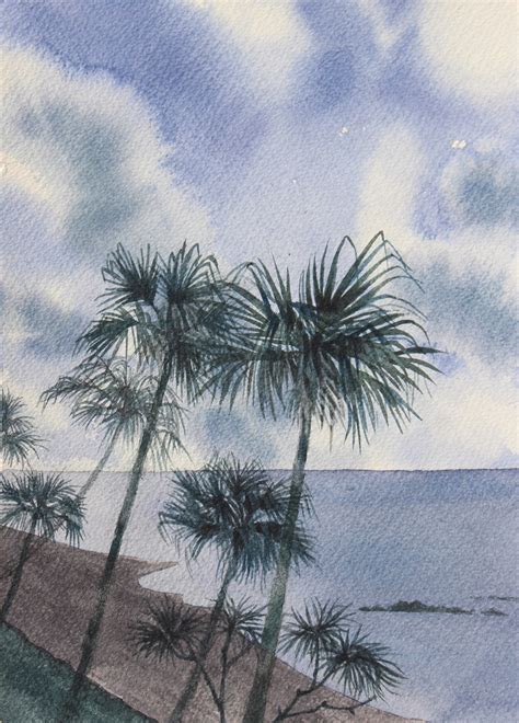 Safebooru Beach Blue Sky Clouds Cloudy Sky Day Flower Highres Horizon