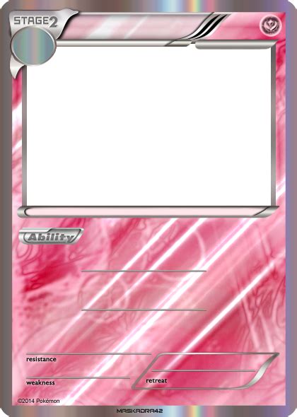 Stage 2 Fairy Blank Card Holo By Maskadra42 On Deviantart