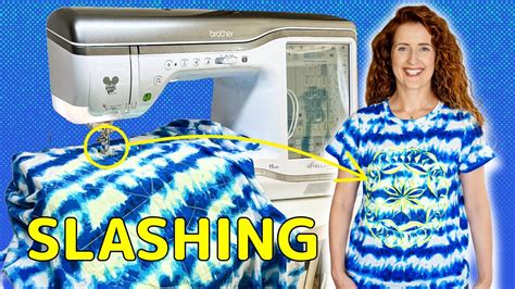 How To Sew Slashing Technique Fabric Manipulation Tutorial Youtube