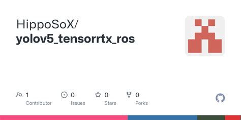 Github Hipposoxyolov5tensorrtxros